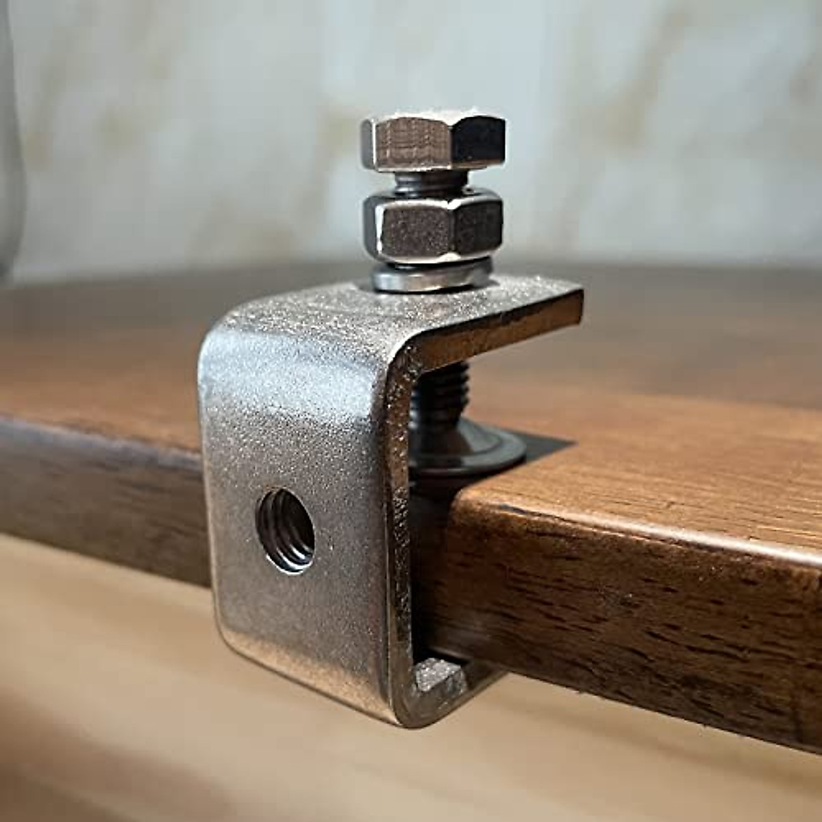 luluxing 4Pcs 304 Stainless Steel C Clamp Tiger Clamp Woodworking Clamp Heavy Duty C-clamp With Wide Jaw Openings