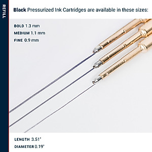 Fisher Space Pen Point Pressurized Refill, Black Bold (SPR4B)