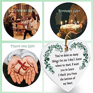Thank You Gifts for Women Men Friends Coworker Teacher Boss Lady Ornaments for Women Sister Friends Co-Worker Appreciation Gift for Boss Men Friends Coworker Bestie,HYYX2