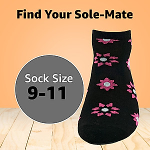 BRIGHT STAR Women's Low Cut Ankle Socks - 20-Pair | Soft & Comfortable Athletic Socks, Durable Polyester Blend, Machine Washable, Stylish Sock Pack for All Seasons (Size 9-11)