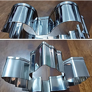 Thanksgiving Cookie Cutters Set – Pumpkin, Football, Turkey, Maple Leaf, Oak Leaf, Squirrel, Acorn - 10Pce Fall Holiday Cookie Cutters - Large Cookie Cutters for Fall Thanksgiving Party (Gift Package)