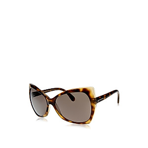 Tom Ford Nico FT0175 Sunglasses-56J Light Havana (Brown Lens)-60mm