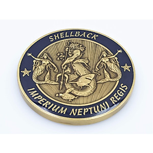 USN Shellback Challenge Coin