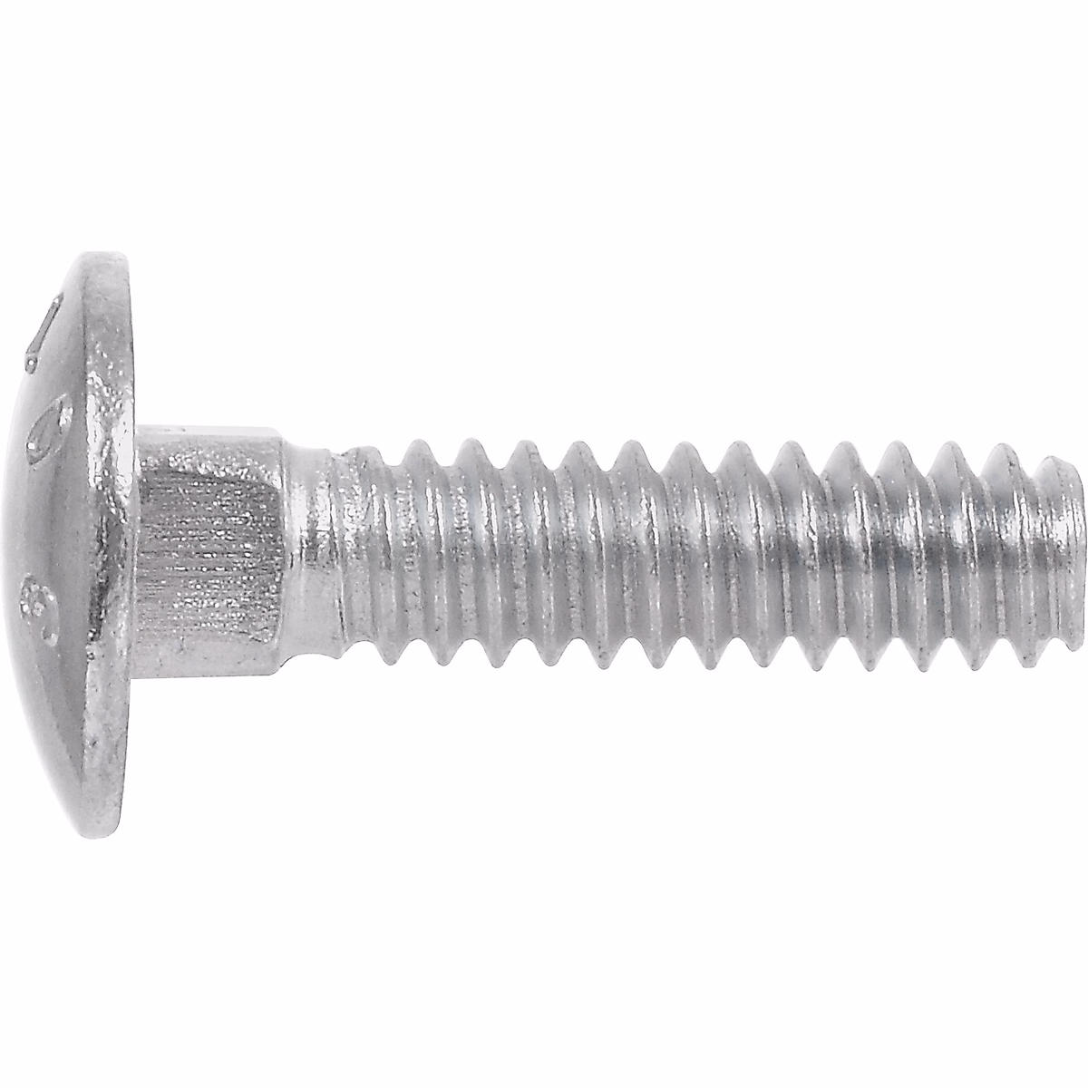 Hillman 240156 Carriage Bolt, 3/8 x 2-Inch, Steel, Zinc-Plated, Silver, 100-Pack