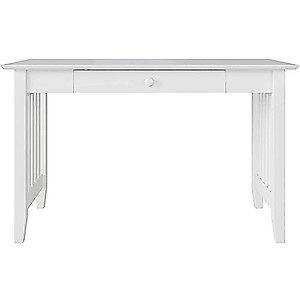 AFI Mission Desk with Drawer White