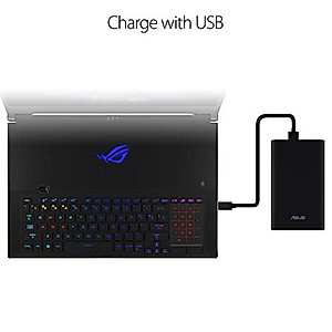ASUS ROG Zephyrus S GX701 Gaming Laptop, 17.3” 144Hz Pantone Validated Full HD IPS, GeForce RTX 2080, Intel Core i7-8750H CPU, 16GB DDR4, 1TB PCIe Nvme SSD Hyper Drive, Windows 10 Pro - GX701GX-XS76