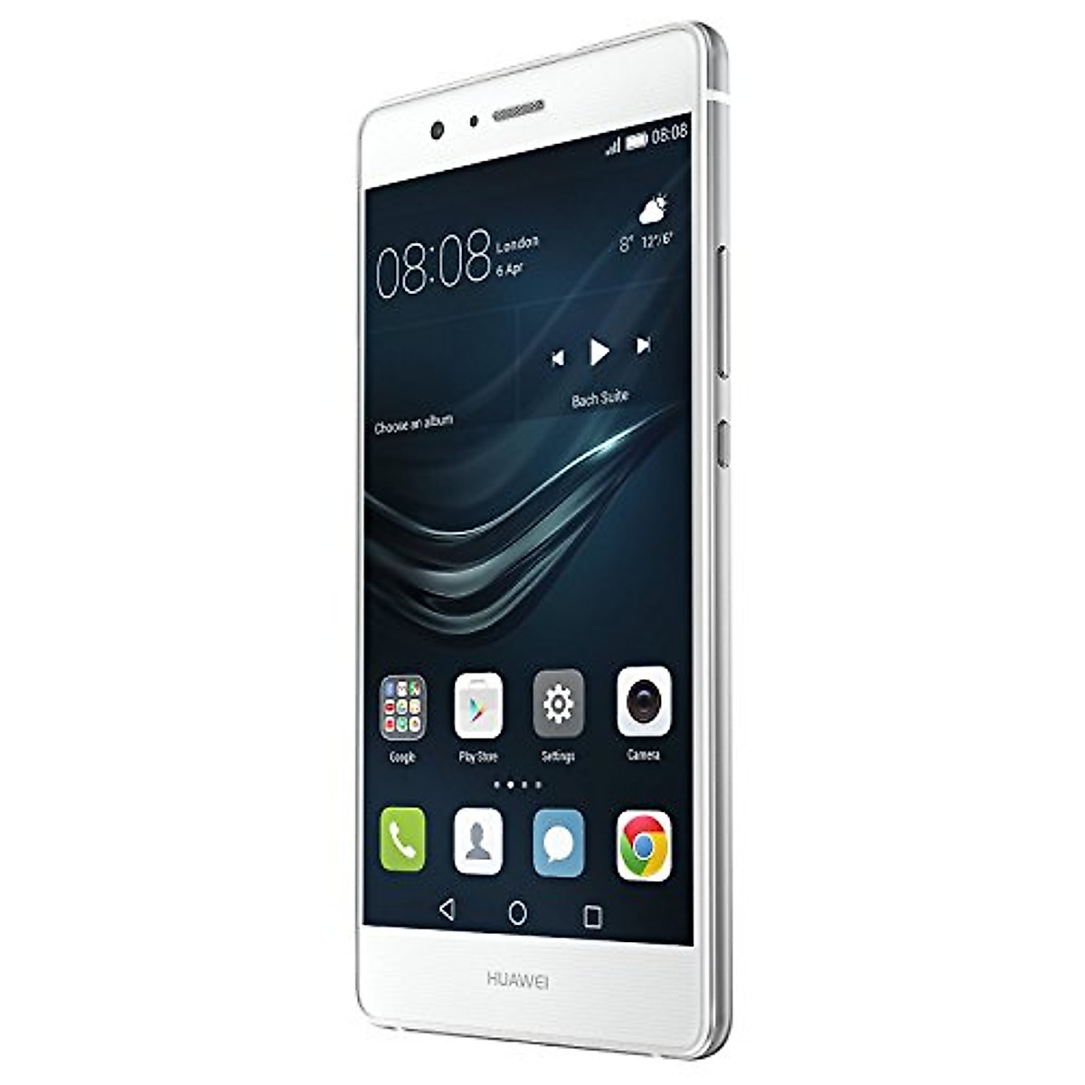 Huawei P9 Lite 16GB VNS-L21 Dual-SIM Factory Unlocked Smartphone - International Version with No Warranty (White)