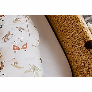 Copper Pearl Large Premium Knit Baby Swaddle Receiving Blanket Maui