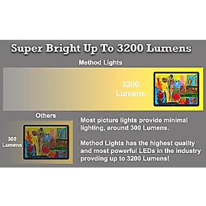 Method Lights ML-Direct Plus Screw in Picture Light LED, Home Improvement Light Fixture Ready & Art Studio