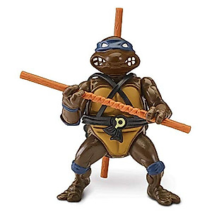 PlayMates Teenage Mutant Ninja Turtles: Retro Rotocast Sewer Lair 6-Piece Action Figure Set, Multicolor