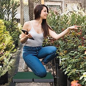 WITSTEP Garden Kneeling Pad, Extra Thick Memory Foam Kneeling Pad Foldable Outdoor Gardening Kneeler Pads with Snap Handle, Lightweight Kneeling Cushion Pads for Gardening,Work,Yoga,Bath