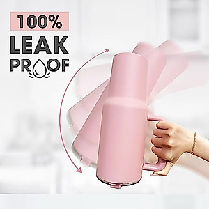 osse 40oz Tumbler with Handle and Straw Lid | Double Wall Vacuum Reusable Stainless Steel Insulated Water Bottle Travel Mug Cup | Modern Insulated Tumblers Cupholder Friendly (Pink Dusk)