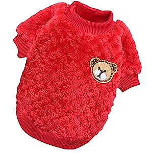 Dog Sweater Dog Sweaters for Small Medium Dogs Warm and Soft Dog Clothes for Small Dogs Boy or Girl Puppy Sweaters for Small Dogs Winter Pet Dog Cat Sweater Clothes