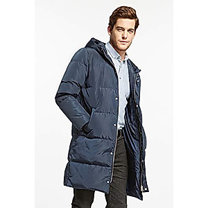 Orolay Men’s Thickened Down Jacket Winter Warm Down Coat Navy