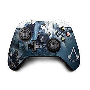 Head Case Designs Officially Licensed Assassin's Creed Altaïr Hidden Blade Key Art Matte Vinyl Sticker Gaming Skin Case Cover Compatible With Xbox One S Console and Controller Bundle