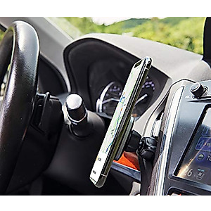 Car Phone Mount Magnetic,APPS2Car Dashboard,Windshield and Air Vent Mount,Phone Holder for Car,Universal Magnetic Phone Car Mount with Powerful Suction Cup,Built-in Strong 6 Magnets for all CellPhones