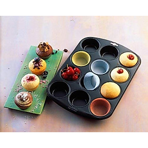 KAISER Muffin paper baking pan 150 pieces color-assorted 7cm