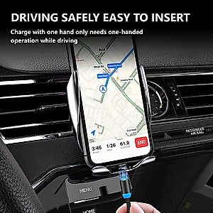 ameow Magnetic Charging Cable (6-Pack 1/3/3/6/6/10ft) Magnetic Cell Phone Cable with LED Light, Charging Cable for Type C, Micro USB and iProduct (Black)