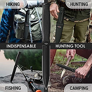 Bundle of 2 Items - Pocket Knife - Japanese Utility Knives with Sheath - Small Black Fixed Tactical Hobby Work Mini Knofe for Men Women - Best EDC Survival Camping Hiking Military Tool Sharp - Gifts