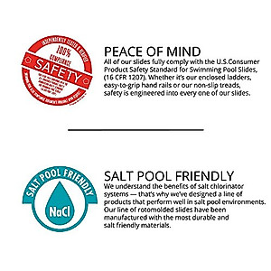 S.R. Smith 688-209-58123 TurboTwister Right Curve Pool Slide, Sandstone