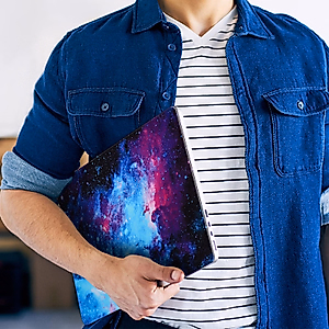 Laptop Notebook Skin Sticker Cover Decal Fits 12 13 13.3 14 15 15.4 15.6 inch Laptop Protector Notebook PC | Easy to Apply, Remove and Change Styles (Galaxy)