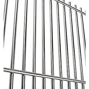 17" x 13 1/4" SOLID Stainless Steel Cooking Grates, Replacement Parts for Charbroil 463411512, 463411712, 463411911, C-45G4CB, 720-0719BL, 720-0773, Nexgrill 720-0783, 720-0773, Master Forge 1010037