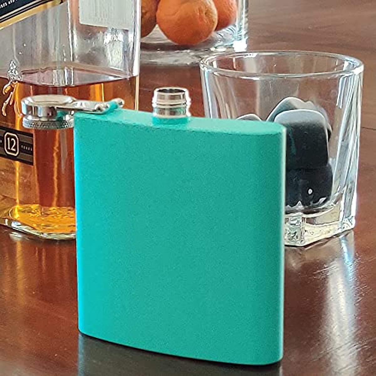 6oz Stainless Steel Flask, Cheerleading Coach, Personalized Engraving Included (Red)