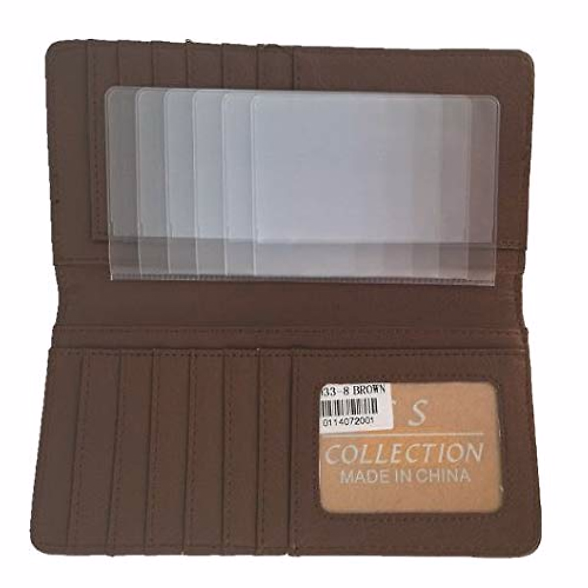 Cross Praying Cowboy Men Wallet Western Bifold W011-33 Ostrich Brown
