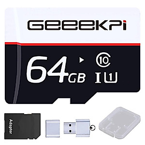 GeeekPi Case with PWM Fan for Raspberry Pi 4, 18W 5V 3.6A Power Supply for Raspberry Pi 4, Heatsinks, 64GB Preloaded (RPI OS) Card, Card Reader, Micro HDMI Cable, for Raspberry Pi 4 8GB/4GB/2GB/1GB