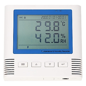 Reusable USB Ambient Temperature Humidity Data Logger Indoor Temperature and Humidity Monitor with PDF Report
