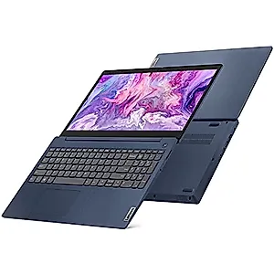 Lenovo IdeaPad 3 Laptop, 15.6" FHD (1920 x 1080) Display, Intel Core i3-1115G4 Dual-Core Processor, 4GB DDR4 RAM, 128GB, Win10, Abyss Blue