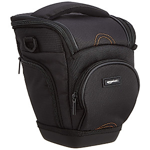 Amazon Basics Holster Camera Case for DSLR Cameras - 6.9 x 6.3 x 9 Inches, Solid, Black