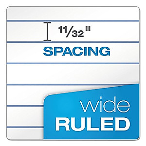 TOPS Composition Book, Wide/Legal Rule, Randomly Assorted Marble Cover, (100) 9.75 x 7.5 Sheets