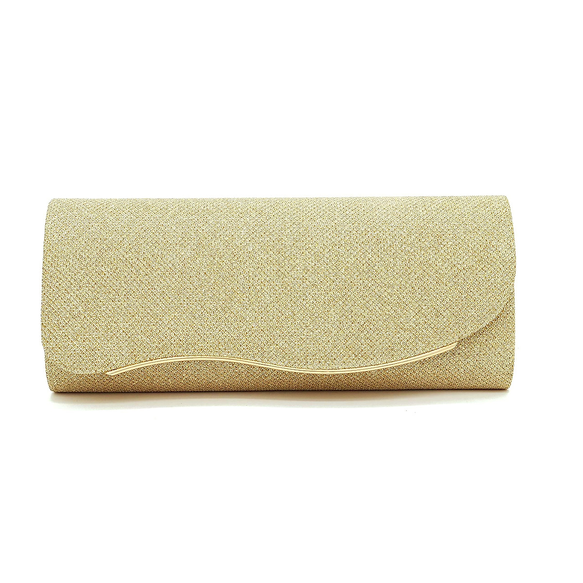 RAPENG Women's Evening Bag Glitter Clutch Wedding Bridal Purse Sparkle Cocktail Party Prom Handbag (gold)