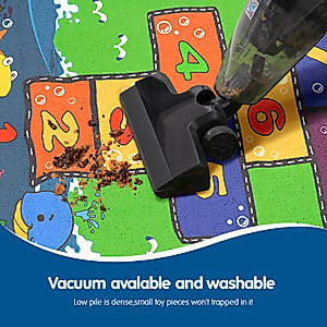 Booooom Jackson Hopscotch Kid Rug 31''x70'' Kids 、Preschool Rugs for3, 4, 5, 6, and 7 Year Olds,Kids Rugs for Classrroom and Bedroom