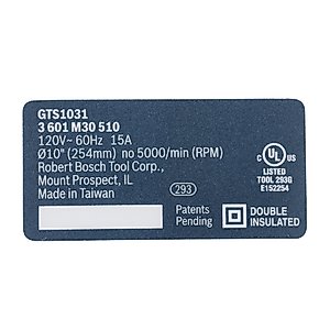 Bosch Parts 2610014694 Nameplate