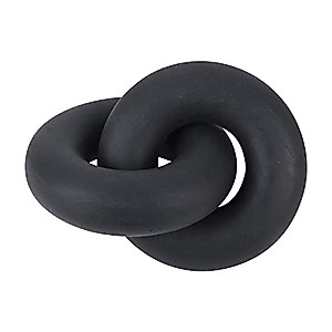 CHNLML Coffee Table Wood Knot Decor,2-Link Wood Chain Link Decor,Shelf Decor,Modern Farmhouse House Decorations for Living Room Wood Knot Chain Link Decorative for Coffee Table Decor