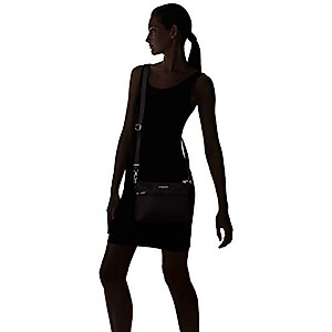 Baggallini Womens Anti-theft Memento Crossbody Bag Cross Body, Black, One Size US