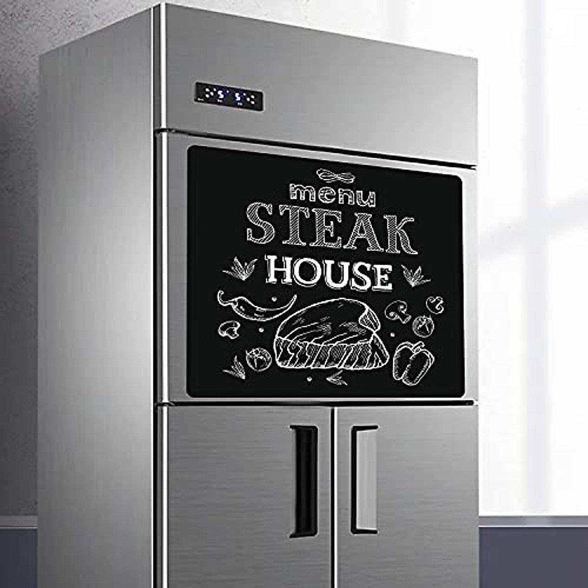 Chalkboard Wall Sticker Blackboard Decor PVC Self Adhesive DIY Removable Reusable Erasable Wallpaper for Door Fridge