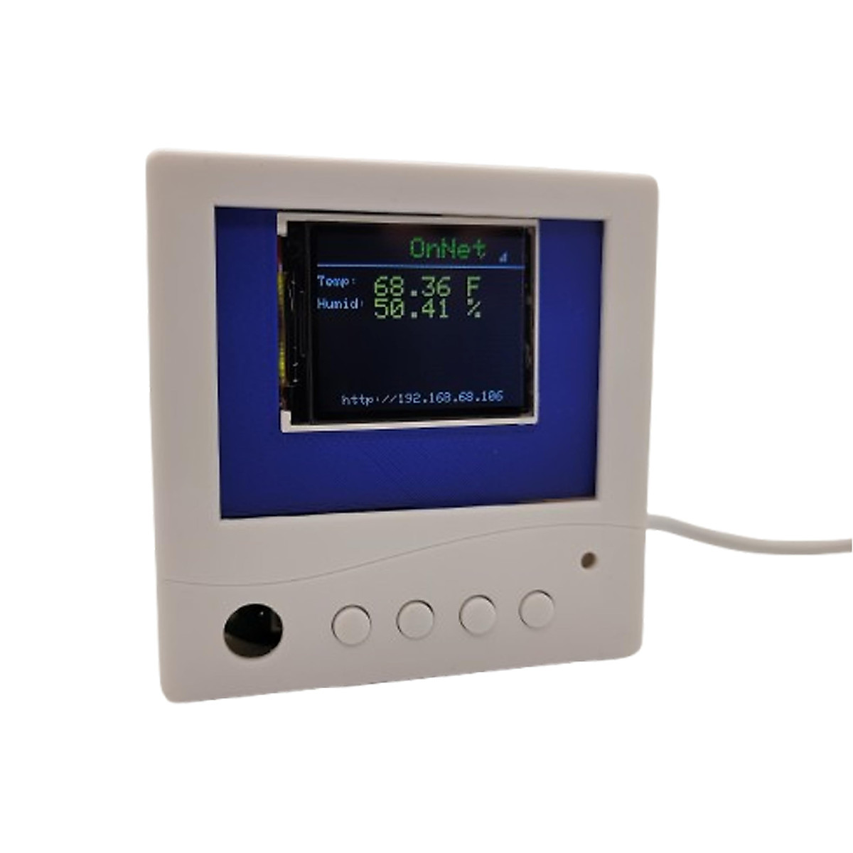 pp-Code WiFi Temperature and Humidity Sensor, Thermometer, Monitor From Anywhere, Email, SMS Alerts, Ideal for Server Room, Lab, Greenhouse, Pets