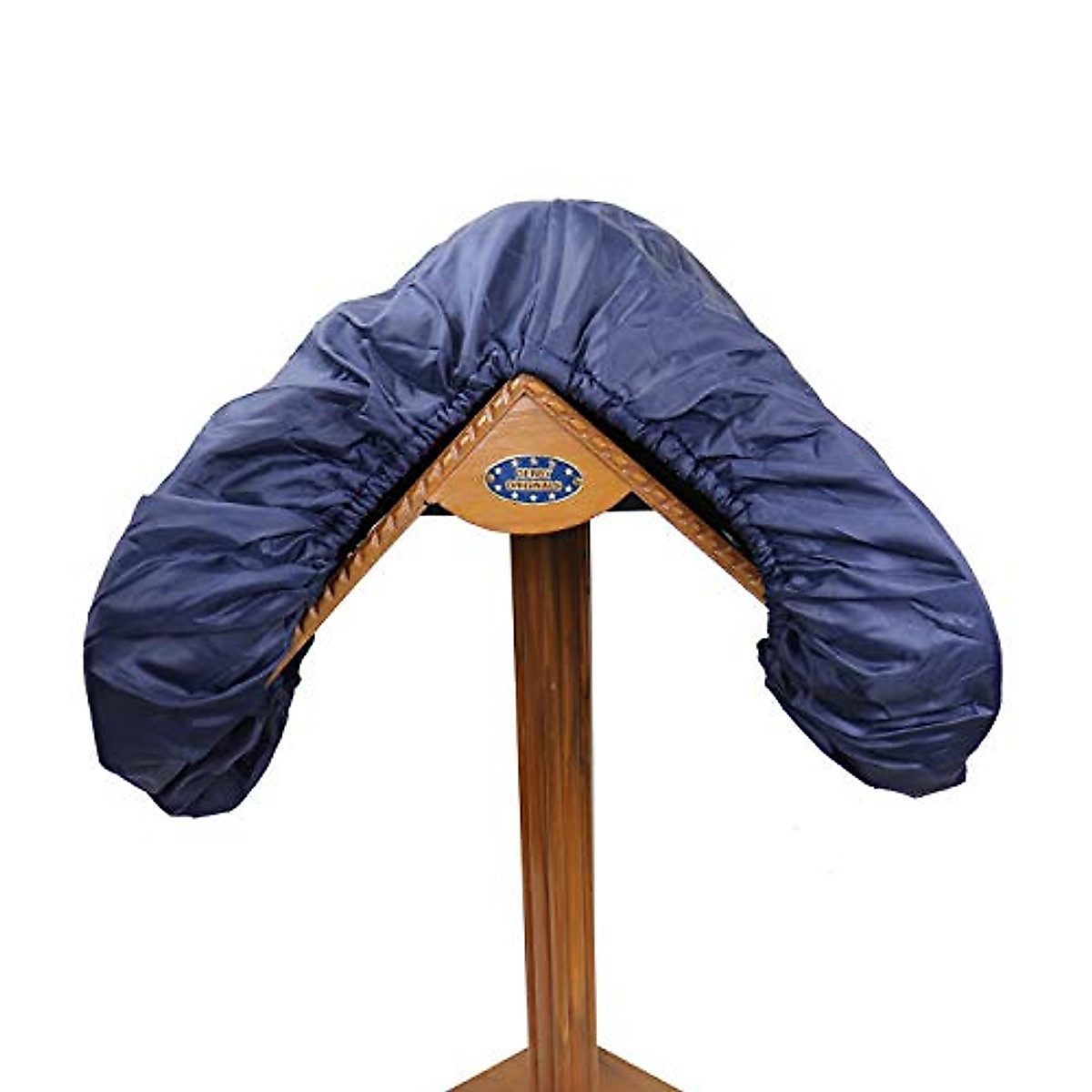 Derby All Purpose Nylon English Saddle Cover with Fleece Lining - Protects Saddles from Dust, Debris, and Damage - Fits Most Sizes and Styles of Saddles - Multiple Colors Available, Black