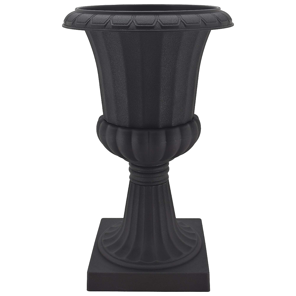 Arcadia Garden Products PL50BK-2 Deluxe Plastic Urn(Pack of 2), Black