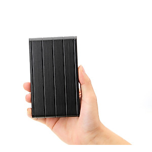 BIPRA USB 3.0 Ultra Slim Hard Drive Enclosure Case for 2.5" SATA Hard Drive Stylish Design GD25603 (Black_GD25603)