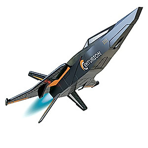 Estes Space Corps Centurion Model Rocket Starter Set - Includes Rocket Kit (Quick and Easy Assembly), Launch Pad, Four AA Batteries, and Three Motors