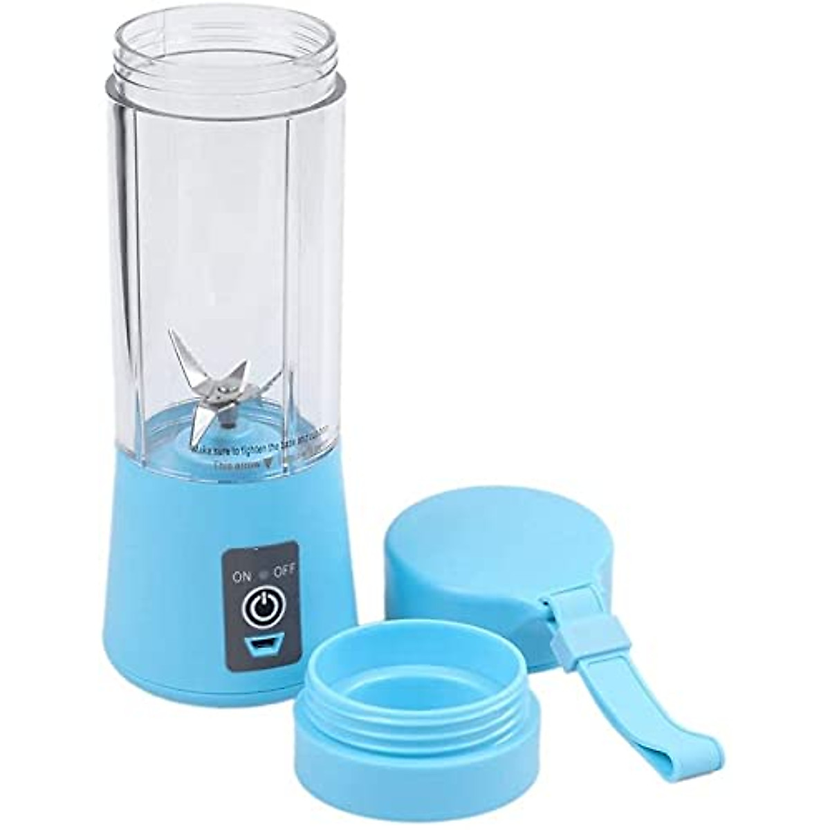 MuslimStreet Personal Blender for Shakes and Smoothies with Cup and Lid, Raspberry (Color : Black)