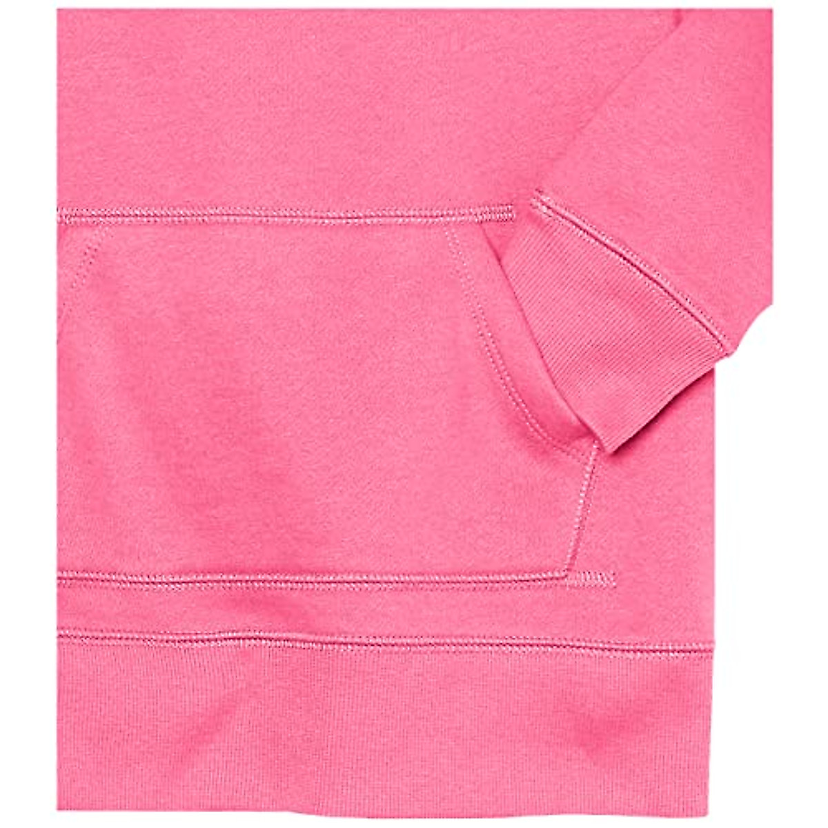 Amazon Essentials Girls' Pullover Hoodie Sweatshirt, Bright Pink, X-Small