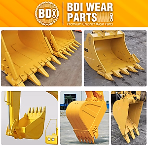BDI Wear Parts 2740W23 Bucket Tooth Seat Adapter +23WTL H&L Tiger Bucket Digging Teeth/Bucket Teeth and 23FP Flexible Pin Combination (5)