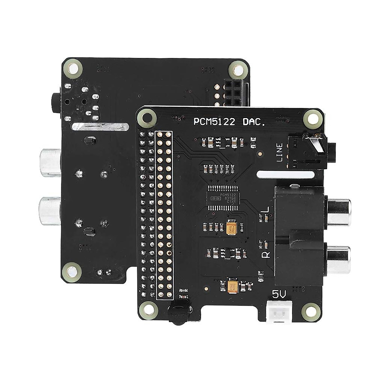 Cuifati Expansion Board for Raspberry Pi,3 Model B / 2B /B+/A+/, fosa PiFi/DAC+/HiFi/Full-HD Audio Expansion Board for Raspberry Pi Zero W, Support Volumio RuneAudio OSMC XMBC(Kodi) MOODE