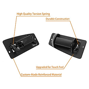Extended Cab Door Handle Rear Left Driver and Right Passgenger Side | for 1999-2007 Chevy Silverado GMC Sierra 1500 2500 3500 | Replaces# 15758171, 15758172