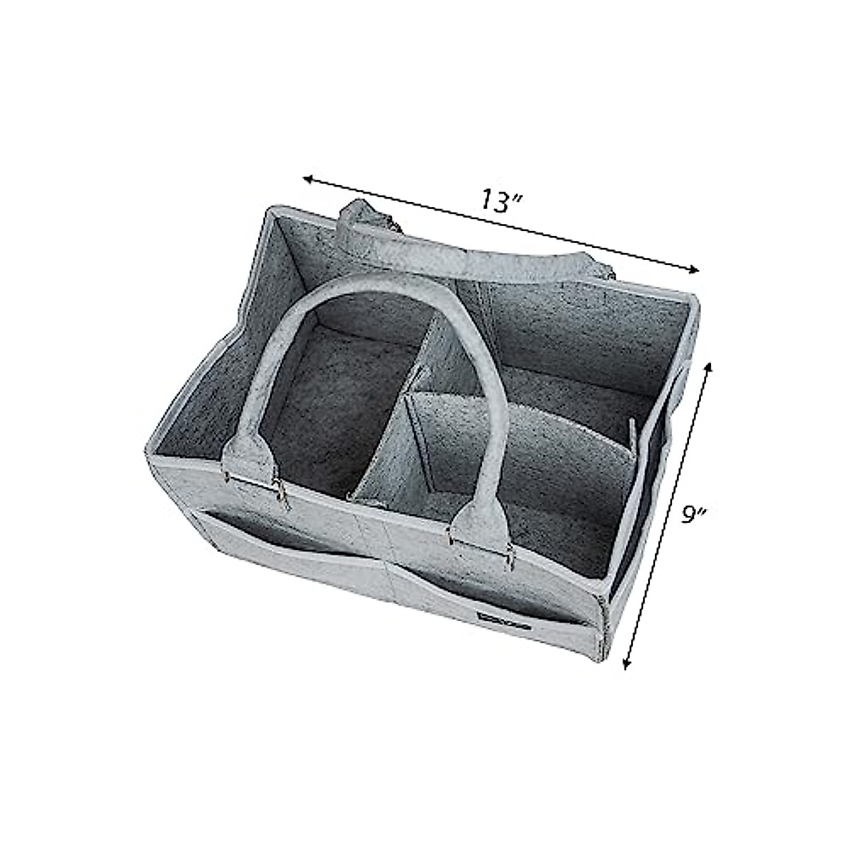 Blossom Aster - Baby Diaper Caddy Organizer | Car Storage Tote Bag | Nursery Storage Bin | Shower Basket for Newborn Boy and Girl